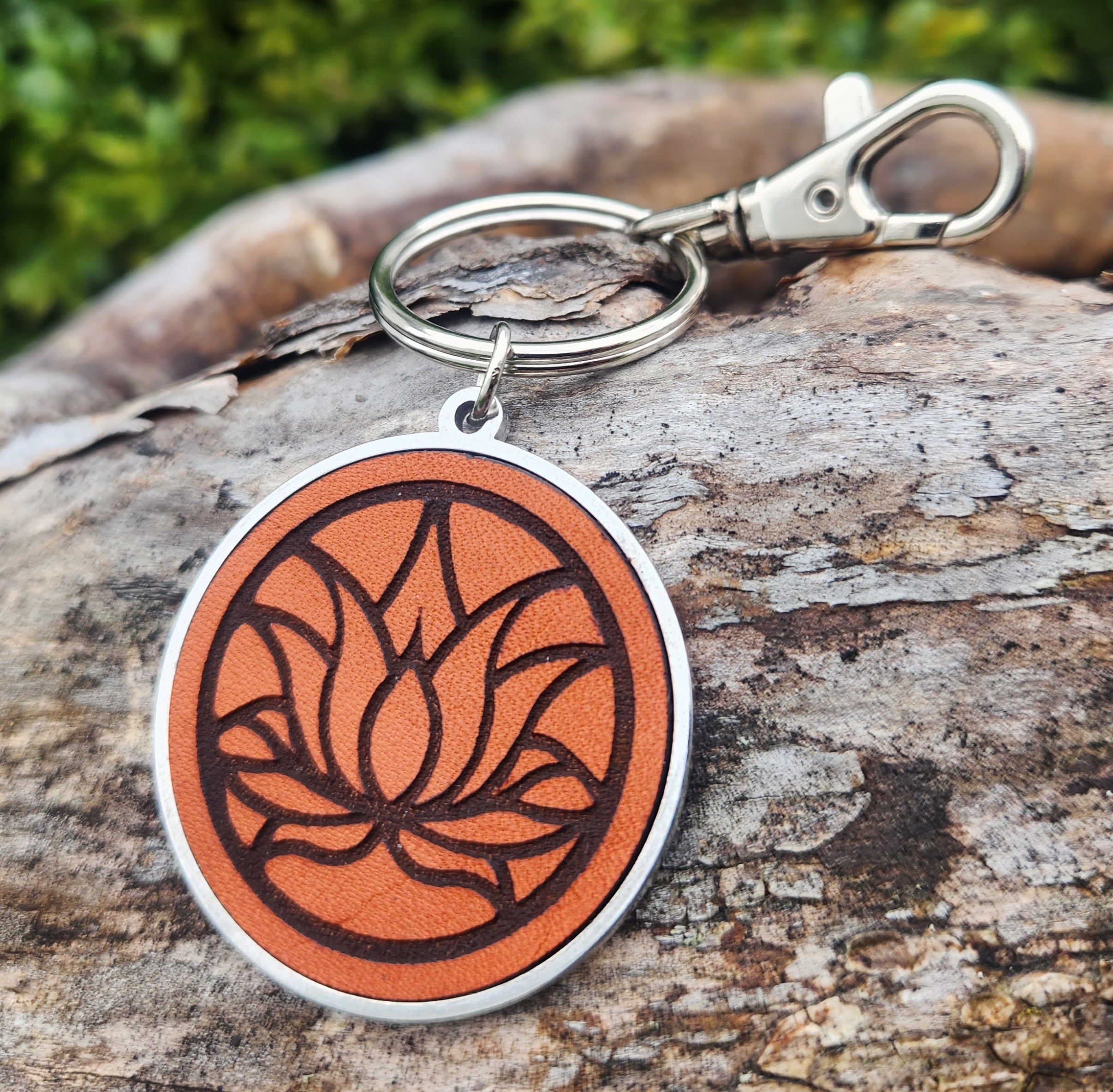 Round Key Rings with Hook – Bella Blue Art Studio